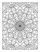 60 Free Mandala Adult Coloring Pages Printable PDF Instant Download ...
