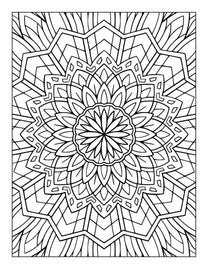 60 Free Mandala Adult Coloring Pages Printable PDF Instant Download ...