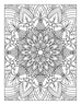 60 Free Mandala Adult Coloring Pages Printable PDF Instant Download ...