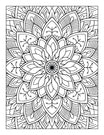 60 Free Mandala Adult Coloring Pages Printable PDF Instant Download ...