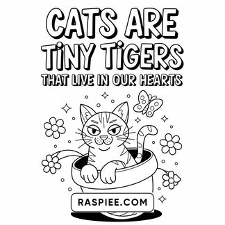 100 Bold and Easy Cute Cats Coloring Pages Printable PDF for All Ages ...