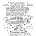 100 Bold and Easy Cute Cats Coloring Pages Printable PDF for All Ages ...