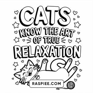 100 Bold and Easy Cute Cats Coloring Pages Printable PDF for All Ages ...