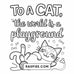 100 Bold and Easy Cute Cats Coloring Pages Printable PDF for All Ages ...