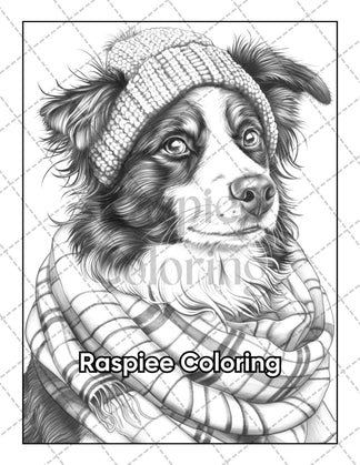 50 Dogs Dressed Up Adult Coloring Pages Printable PDF Instant Download ...