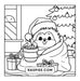 110 Bold and Easy Christmas Hygge Coloring Pages – RASPIEE