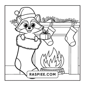 110 Bold and Easy Christmas Hygge Coloring Pages – RASPIEE