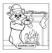 110 Bold and Easy Christmas Hygge Coloring Pages – RASPIEE