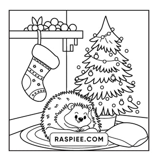 110 Bold and Easy Christmas Hygge Coloring Pages – RASPIEE
