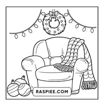 110 Bold and Easy Christmas Hygge Coloring Pages – RASPIEE