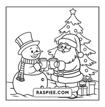 110 Bold and Easy Christmas Hygge Coloring Pages – RASPIEE
