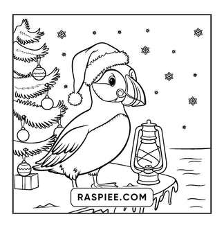 114 Bold and Easy Festive Corner Christmas Coloring Pages – RASPIEE