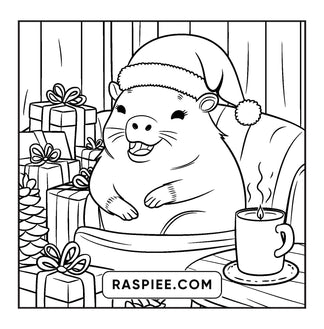 114 Bold and Easy Festive Corner Christmas Coloring Pages – RASPIEE