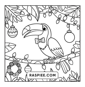 114 Bold and Easy Festive Corner Christmas Coloring Pages – RASPIEE
