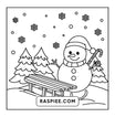 114 Bold and Easy Festive Corner Christmas Coloring Pages – RASPIEE