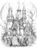 50 Haunted Castles Grayscale Coloring Pages Printable, Halloween Color ...