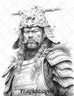 42 Japanese Samurai Grayscale Coloring Pages for Adults, Printable PDF ...