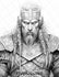 55 Viking Warriors Portrait Grayscale Coloring Pages Printable for Adu ...