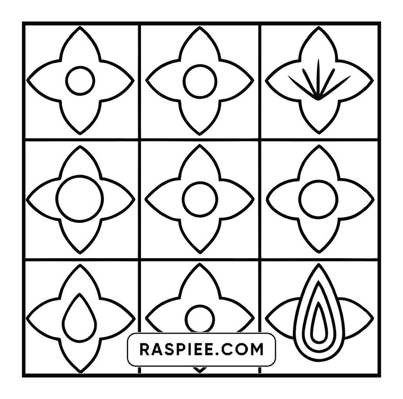 120 Bold and Easy Comfy Patterns Coloring Pages – RASPIEE