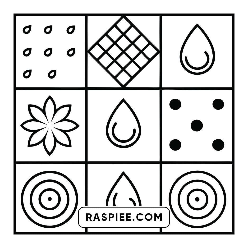 120 Bold and Easy Comfy Patterns Coloring Pages – RASPIEE