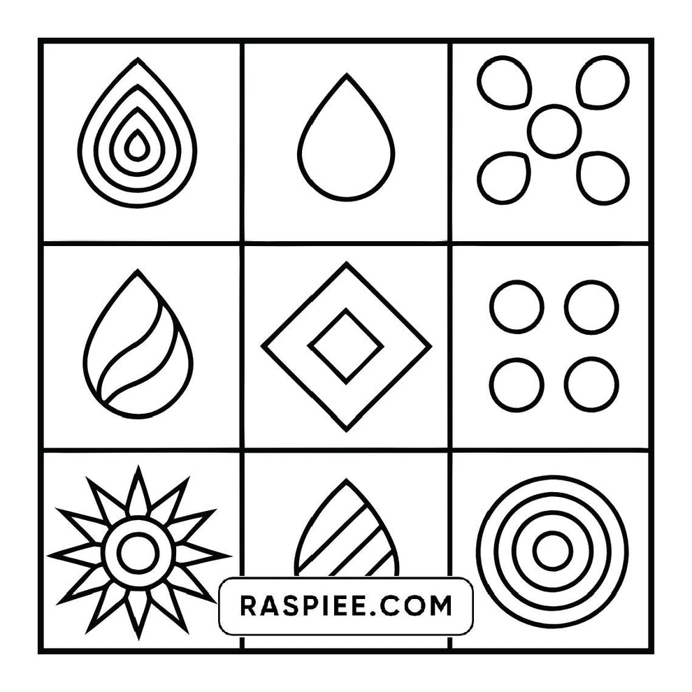 120 Bold and Easy Comfy Patterns Coloring Pages – RASPIEE
