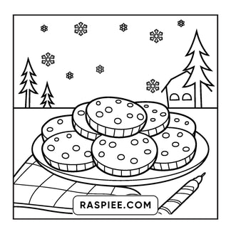 126 Bold and Easy Cozy Winter Coloring Pages for Kids & Adults – RASPIEE