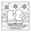 126 Bold and Easy Cozy Winter Coloring Pages for Kids & Adults – RASPIEE