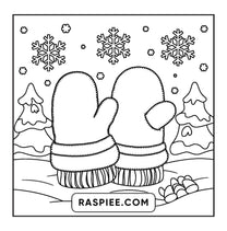 126 Bold and Easy Cozy Winter Coloring Pages for Kids & Adults – RASPIEE