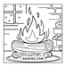 126 Bold and Easy Cozy Winter Coloring Pages for Kids & Adults – RASPIEE