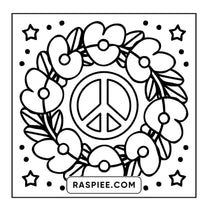 127 Bold and Easy Cute Groovy Coloring Pages for Kids & Adults – RASPIEE
