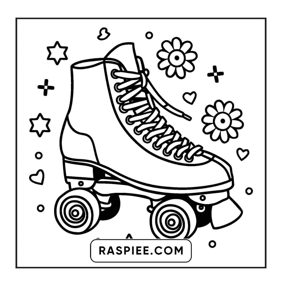 127 Bold and Easy Cute Groovy Coloring Pages for Kids & Adults – RASPIEE