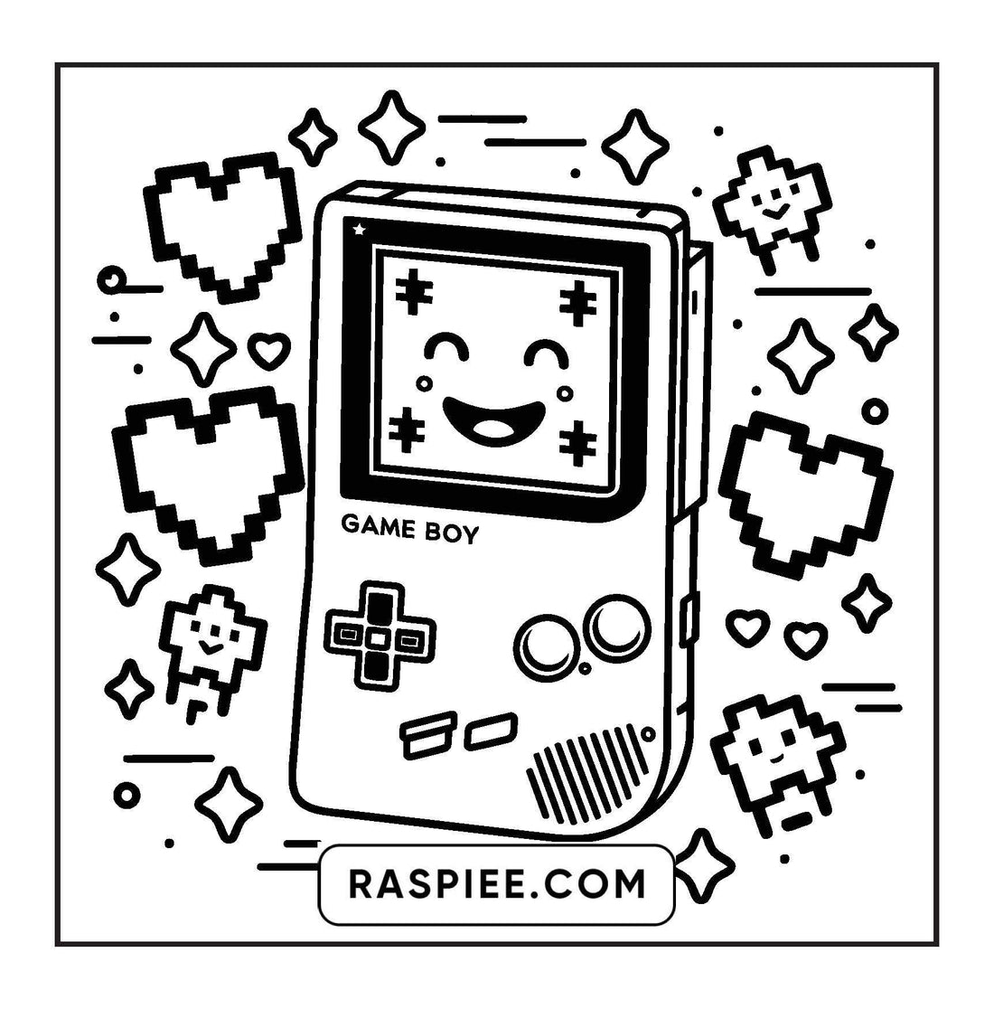 127 Bold and Easy Cute Groovy Coloring Pages for Kids & Adults – RASPIEE