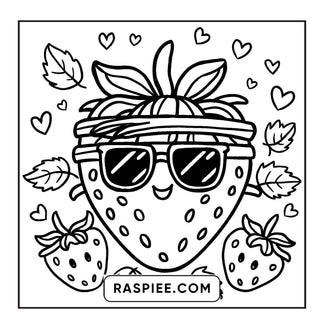 127 Bold and Easy Cute Groovy Coloring Pages for Kids & Adults – RASPIEE