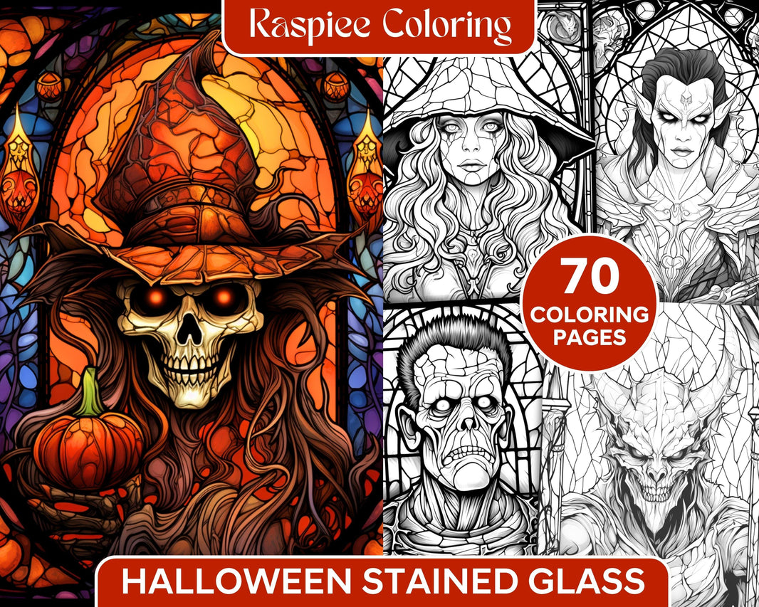 Halloween Coloring Pages for Adults | Spooky and Creative Art for the ...