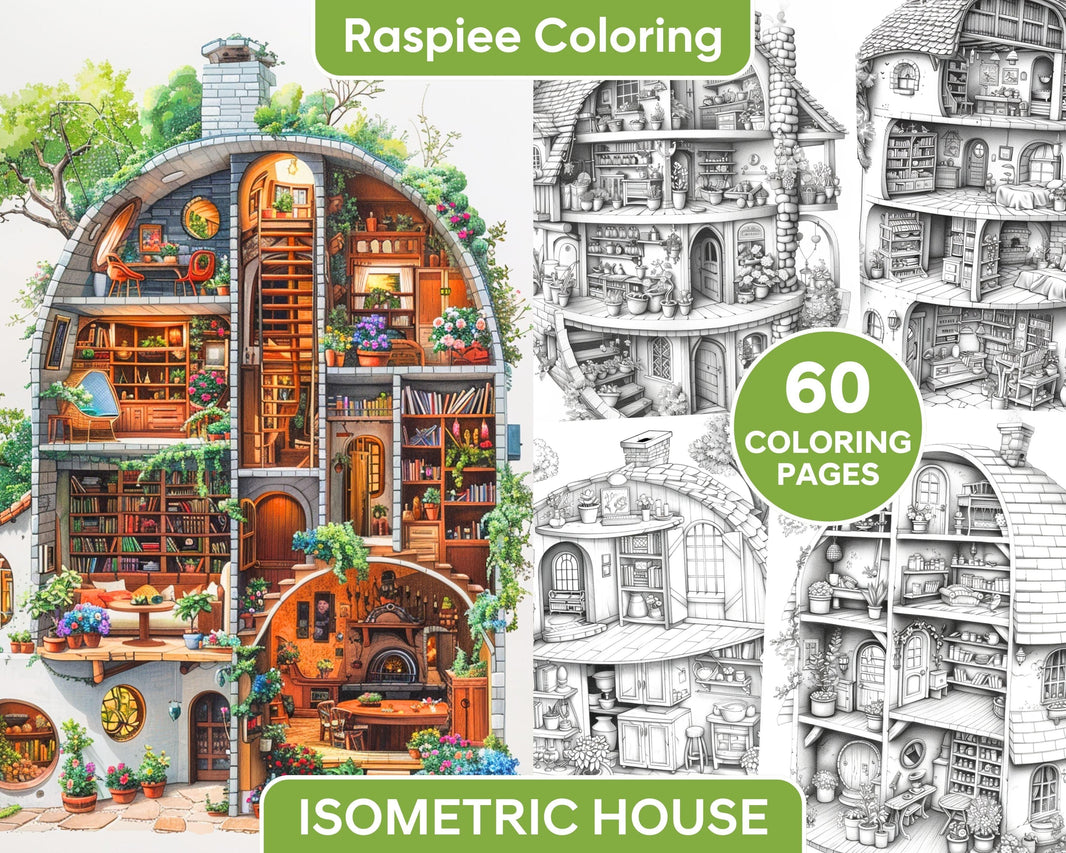 Architecture Coloring Pages for Adults | Detailed Building Designs ...