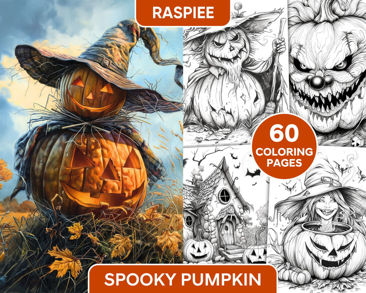 Halloween Coloring Pages for Adults | Spooky and Creative Art for the ...