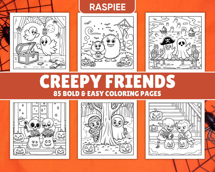 Bold & Easy Coloring Pages for All Ages | Simple Designs – RASPIEE