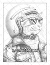 60 Cats Dressed Up Adult Coloring Pages Printable PDF Instant Download ...