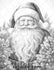 63 Christmas Santa Claus Grayscale Coloring Pages for Adults, Printabl ...
