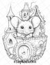 40 Magical Mouse Houses Grayscale Coloring Pages Printable for Adults ...