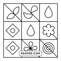 50 Bold and Easy Comfy Patterns Coloring Pages – RASPIEE