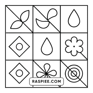 50 Bold and Easy Comfy Patterns Coloring Pages – RASPIEE