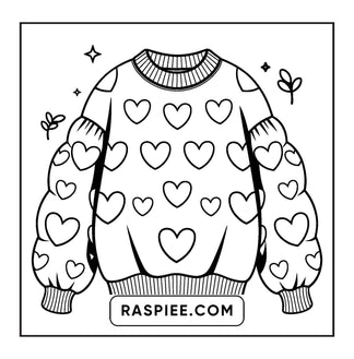 62 Bold and Easy Fashion Vibes Coloring Pages Printable PDF – RASPIEE