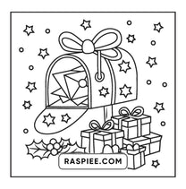 72 Bold and Easy Cute Christmas Coloring Pages for Kids & Adults – RASPIEE