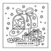 72 Bold and Easy Cute Christmas Coloring Pages for Kids & Adults – RASPIEE