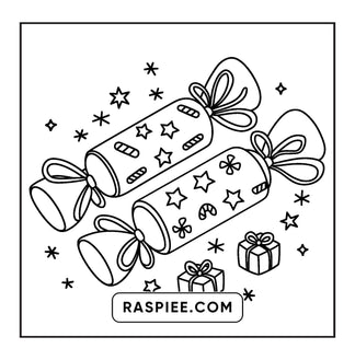 72 Bold and Easy Cute Christmas Coloring Pages for Kids & Adults – RASPIEE