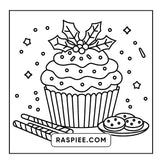 72 Bold and Easy Cute Christmas Coloring Pages for Kids & Adults – RASPIEE