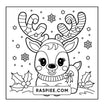 72 Bold and Easy Cute Christmas Coloring Pages for Kids & Adults – RASPIEE