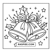 72 Bold and Easy Cute Christmas Coloring Pages for Kids & Adults – RASPIEE