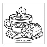 76 Bold and Easy Mexican Treats Coloring Pages for Kids & Adults – RASPIEE